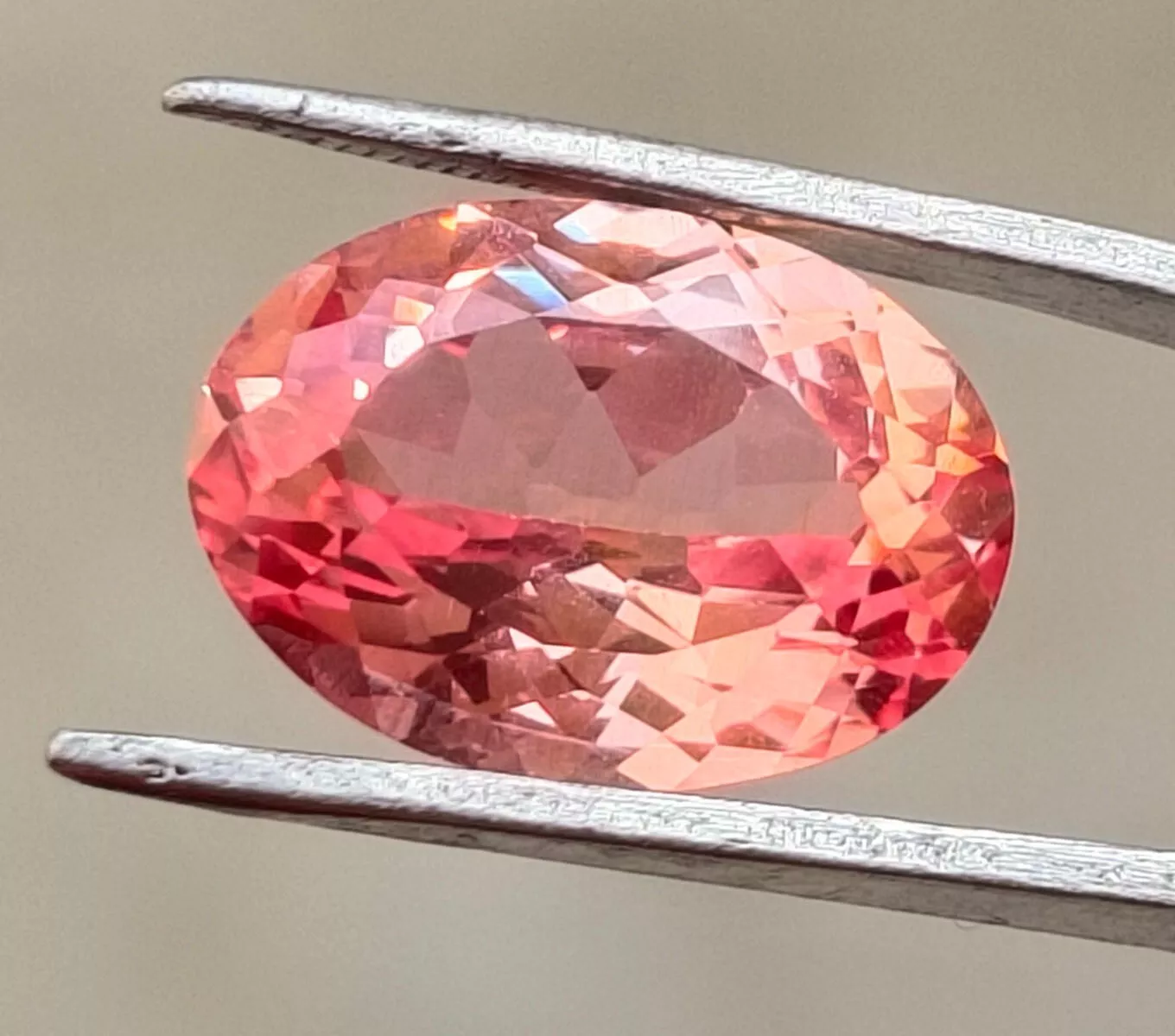 10.20 Ct Natural Padparadscha Sapphire Oval Cut – GIJTL Certified for Authenticity and ...