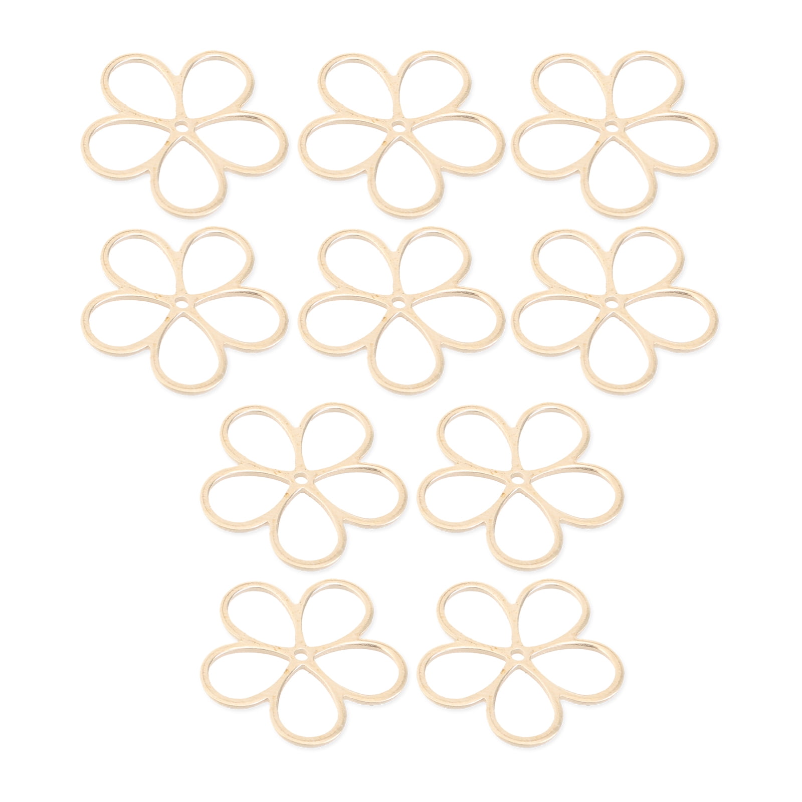 10/20 Pack Unique Floral Design Pendants Flower Pendant Hollow Flower ...