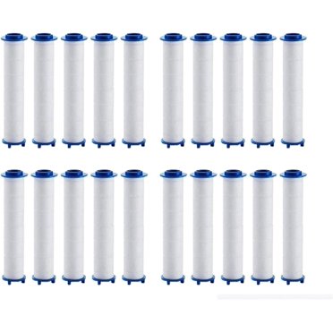 25-Stage Hard Water Shower Filter with 2 Replaceable Cartridges, High ...