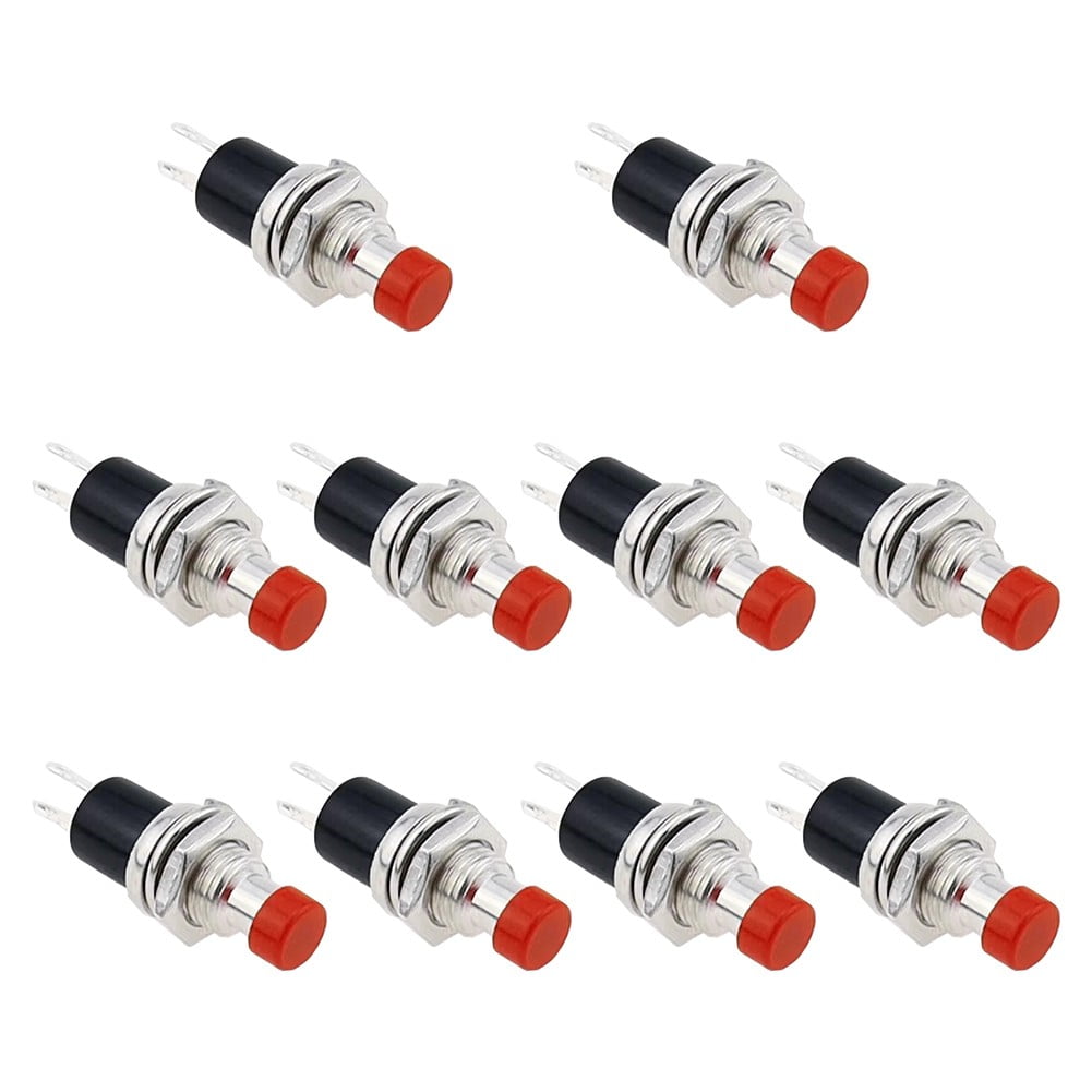 10/20 Pcs Momentary Push Button On Off Switches Normally Closed ...