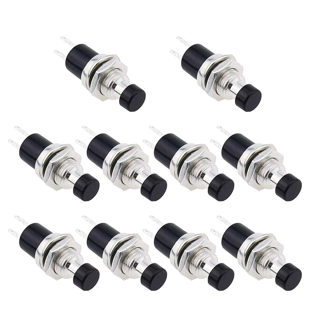 10/20 Pcs Momentary Push Button On Off Switches Normally Closed ...