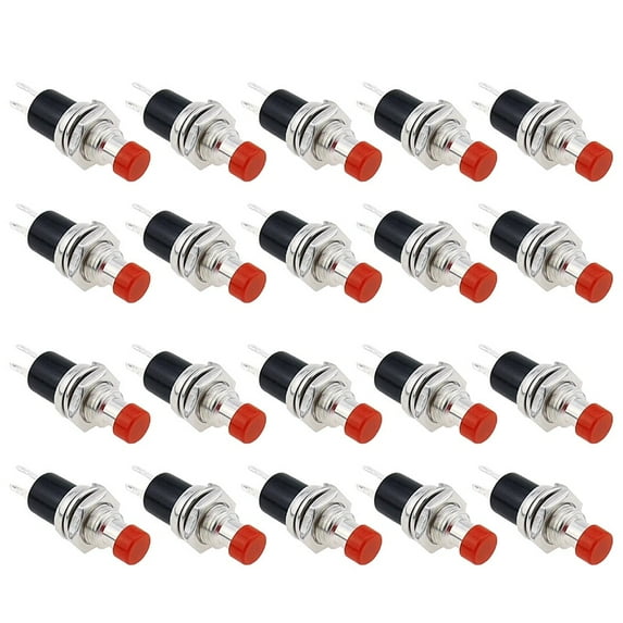 10/20 Pcs Momentary Push Button On Off Switches Normally Closed ...