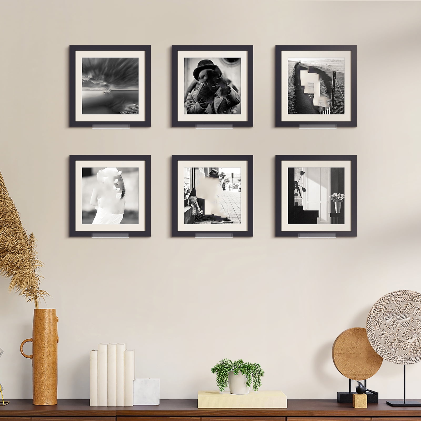 10/20 Pcs Vinyl Record Wall Mount 4 Inches Acrylic Album Record Holder ...