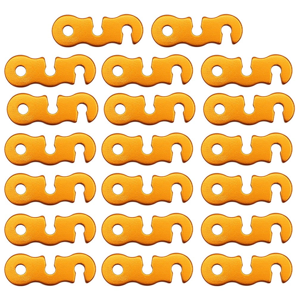 10/20 S-Shaped Open Wind Rope Buckle Three-Hole Tent Draw Rope ...