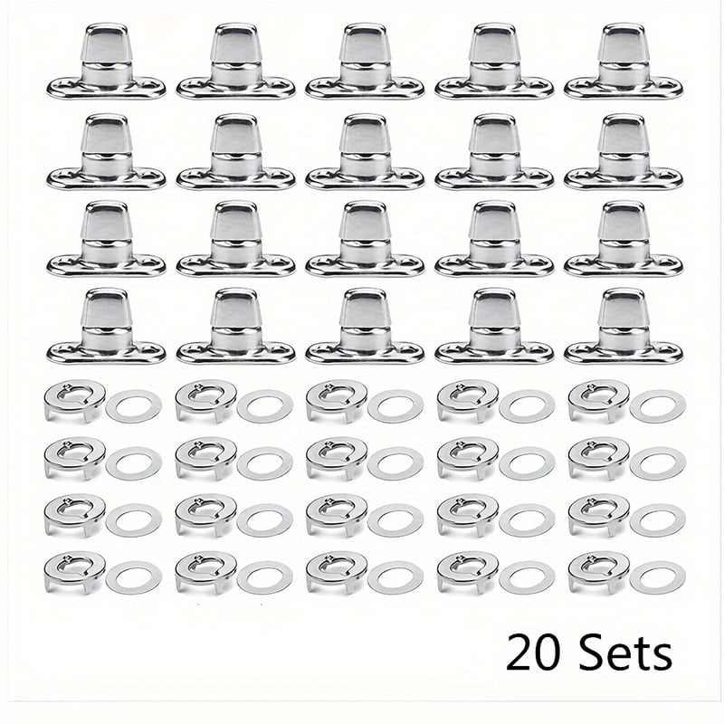 Eyelet Screws Scupper Plugs 20-Pack Marine-Grade Twist Lock Fasteners ...