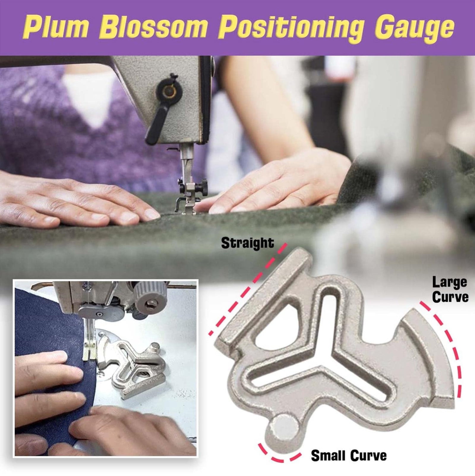 Under 10, 2025 Universal Positioning Gauge, Sewing Machine Seam Guide ...