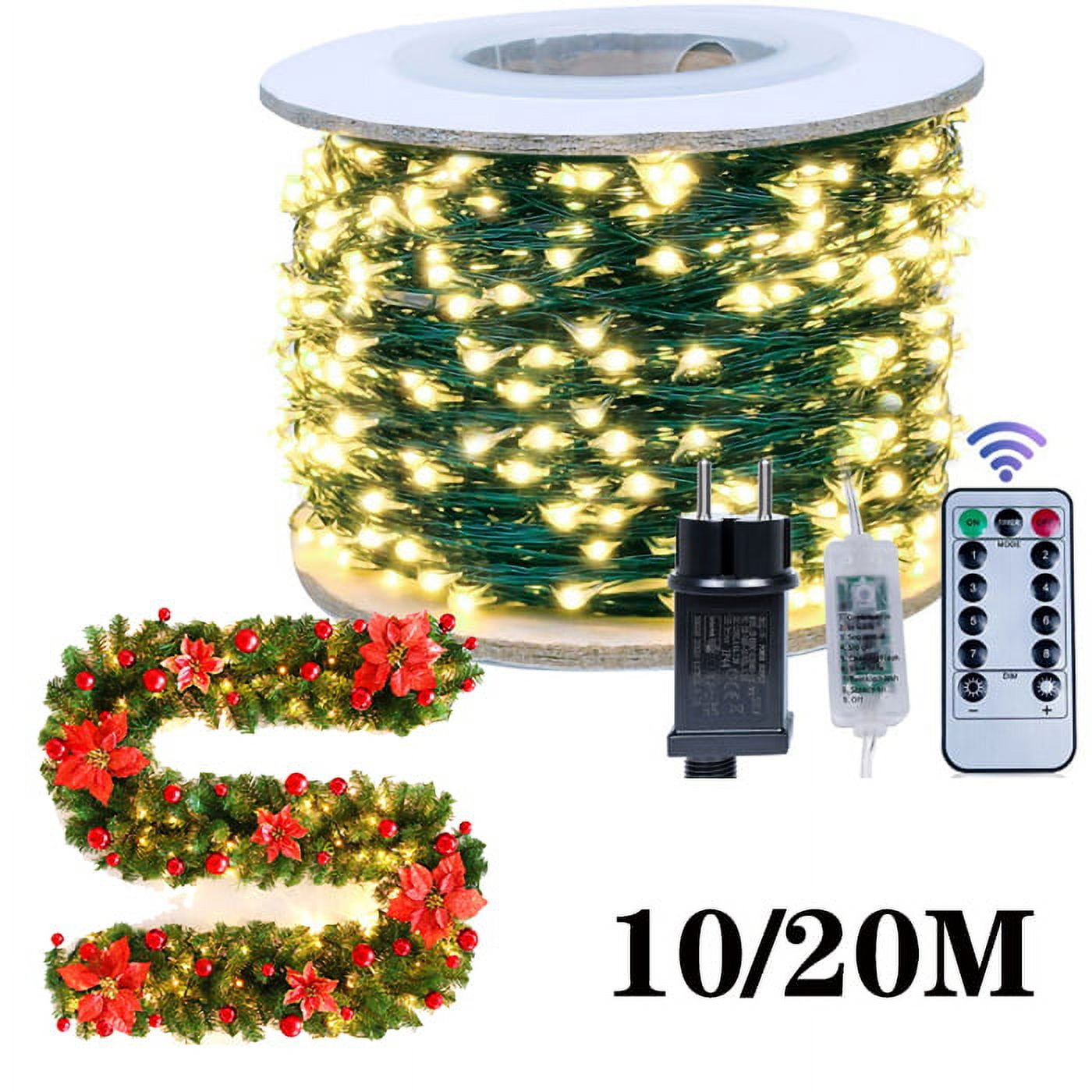 10/20M Colorful Lights Full of Stars Remote Control Christmas Tree ...