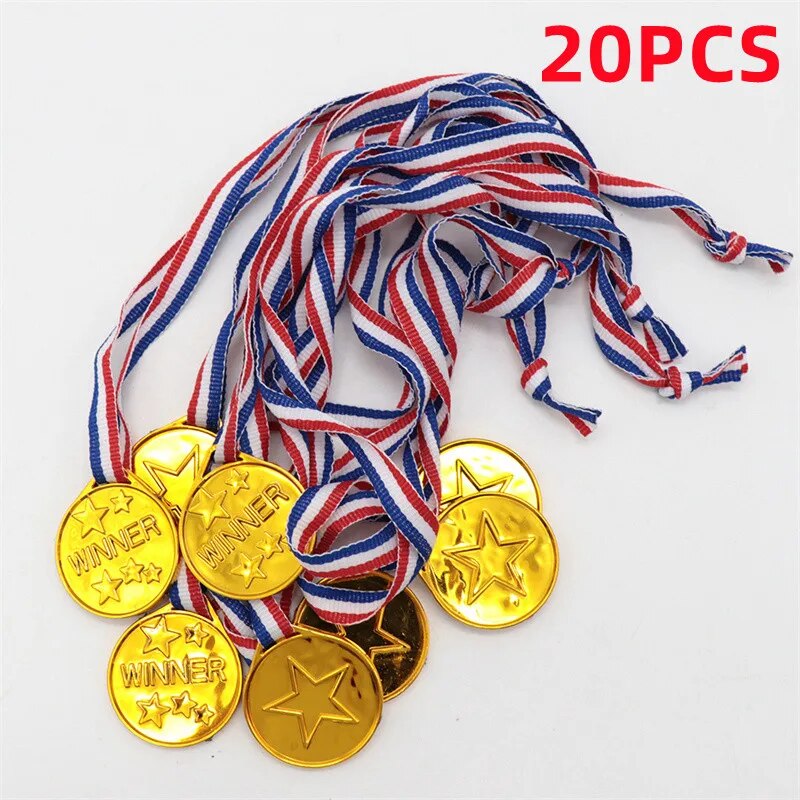 10/20PCS Children's Novelty and Interesting Medal Props Winner Medal ...