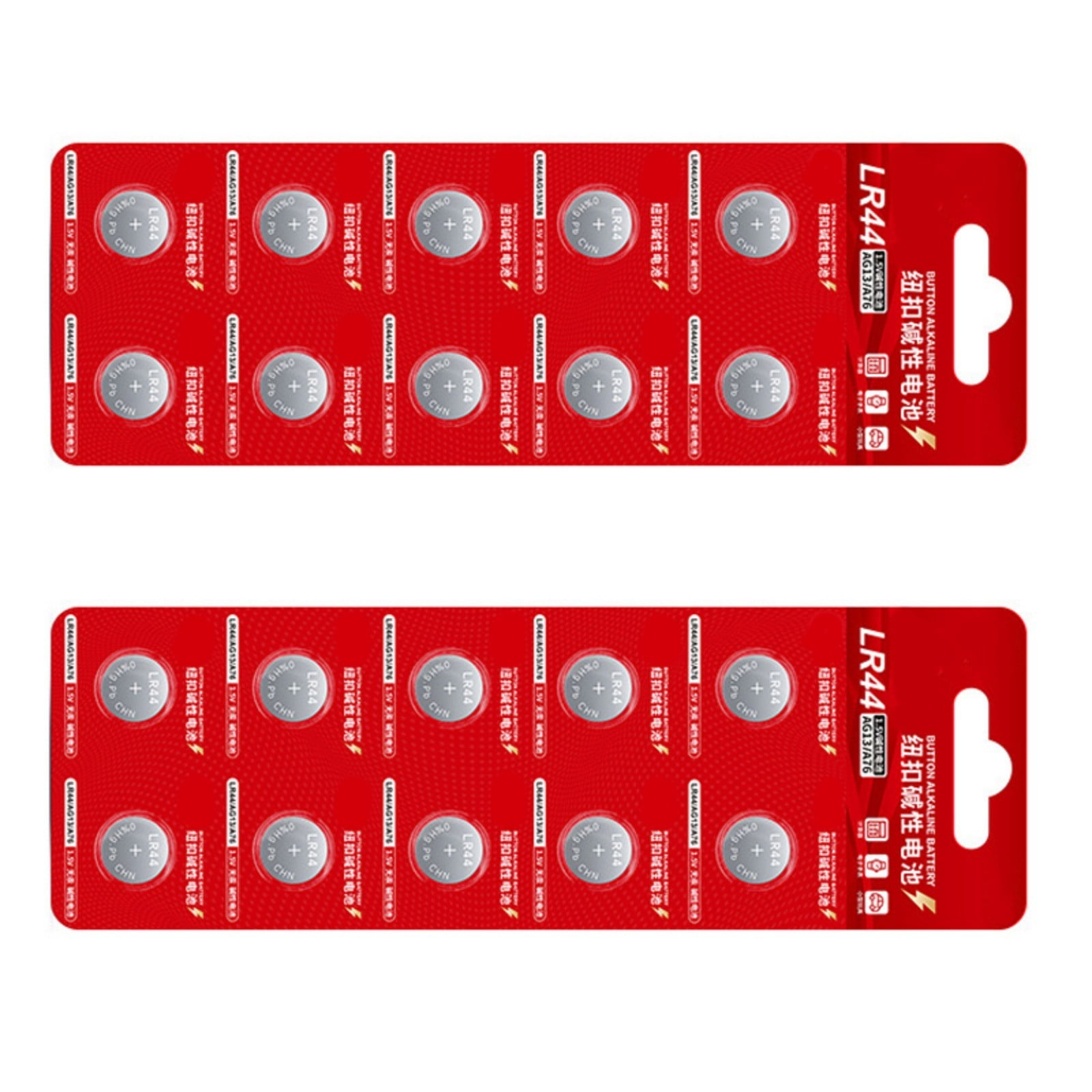 10/20PCS LR44 Alkaline 1.5V Button Coin Cell Stable Voltages For ...