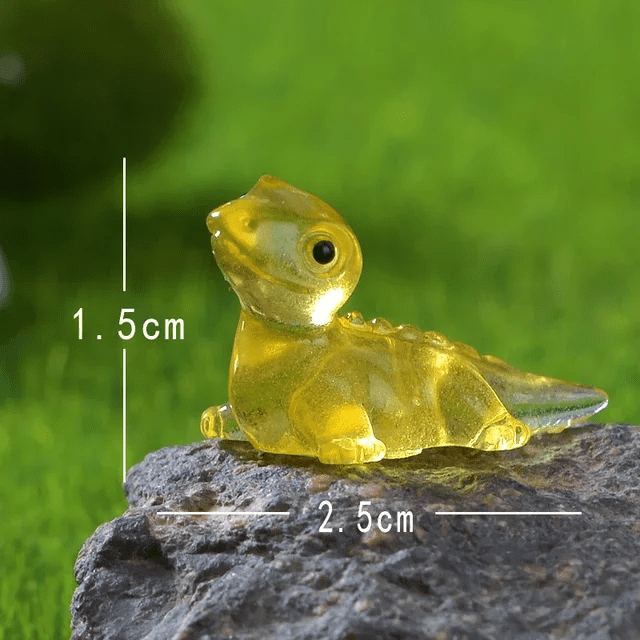 10/20PCS Mini Lizards Glow At Dark Lizard Vivarium DIY Mimiature ...