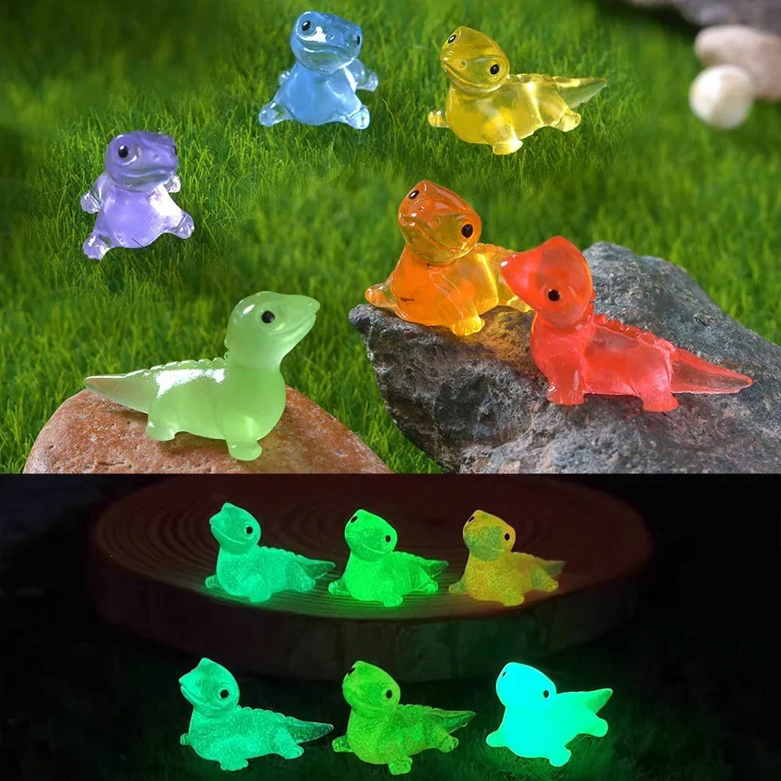10/20PCS Mini Lizards Glow At Dark Lizard Vivarium DIY Mimiature ...