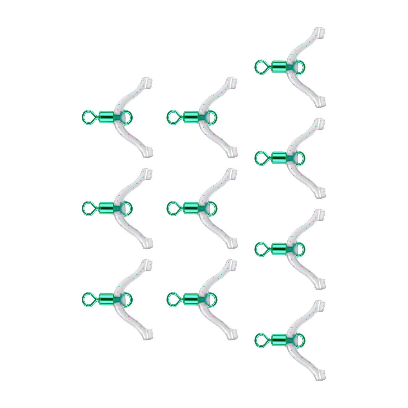 10/20Pcs 8 Shaped Rings Contactor Fishing Line Bifurcation Swivels ...