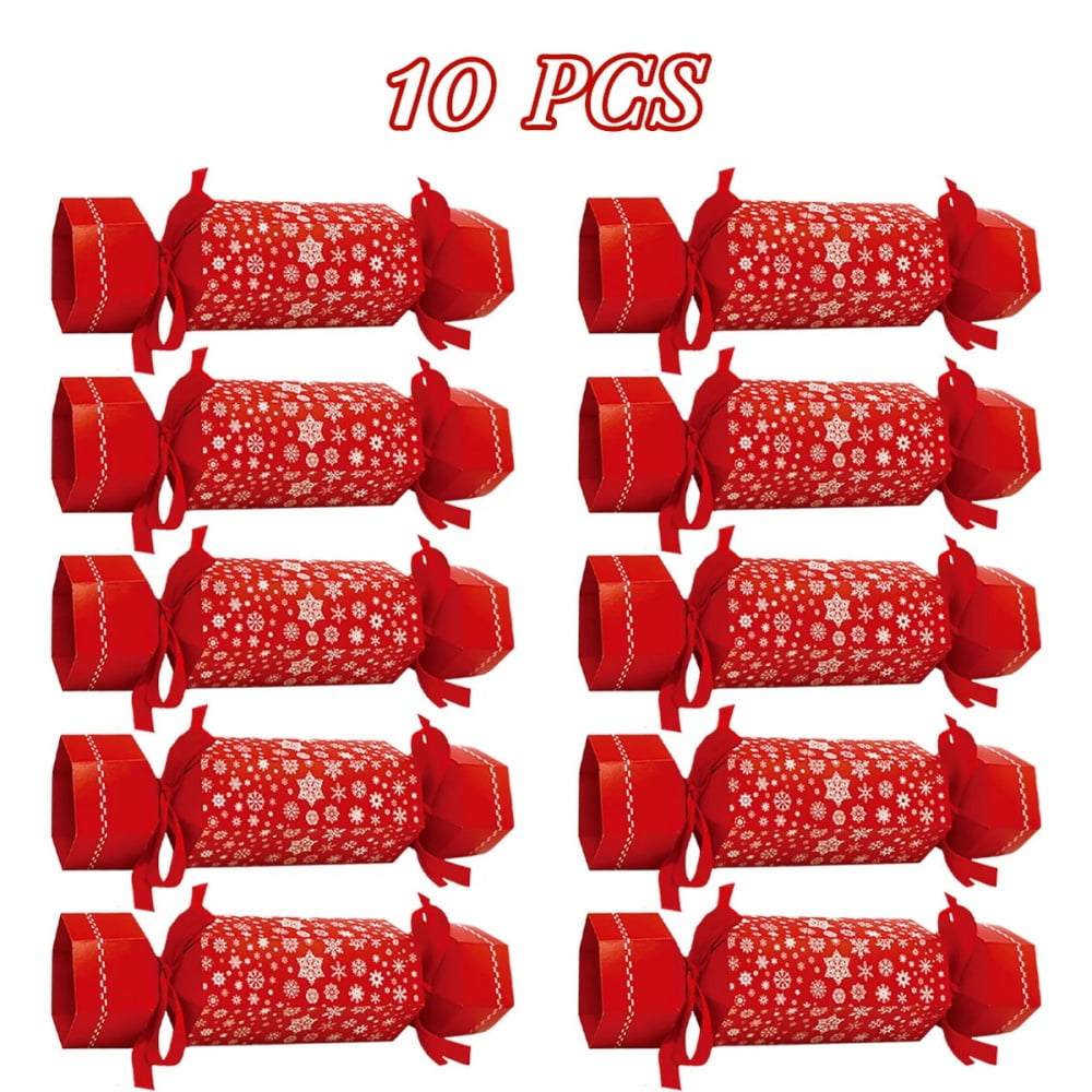 10/20Pcs Christmas Candy Boxes Paper Gift Boxes Packaging Boxes Cookie ...