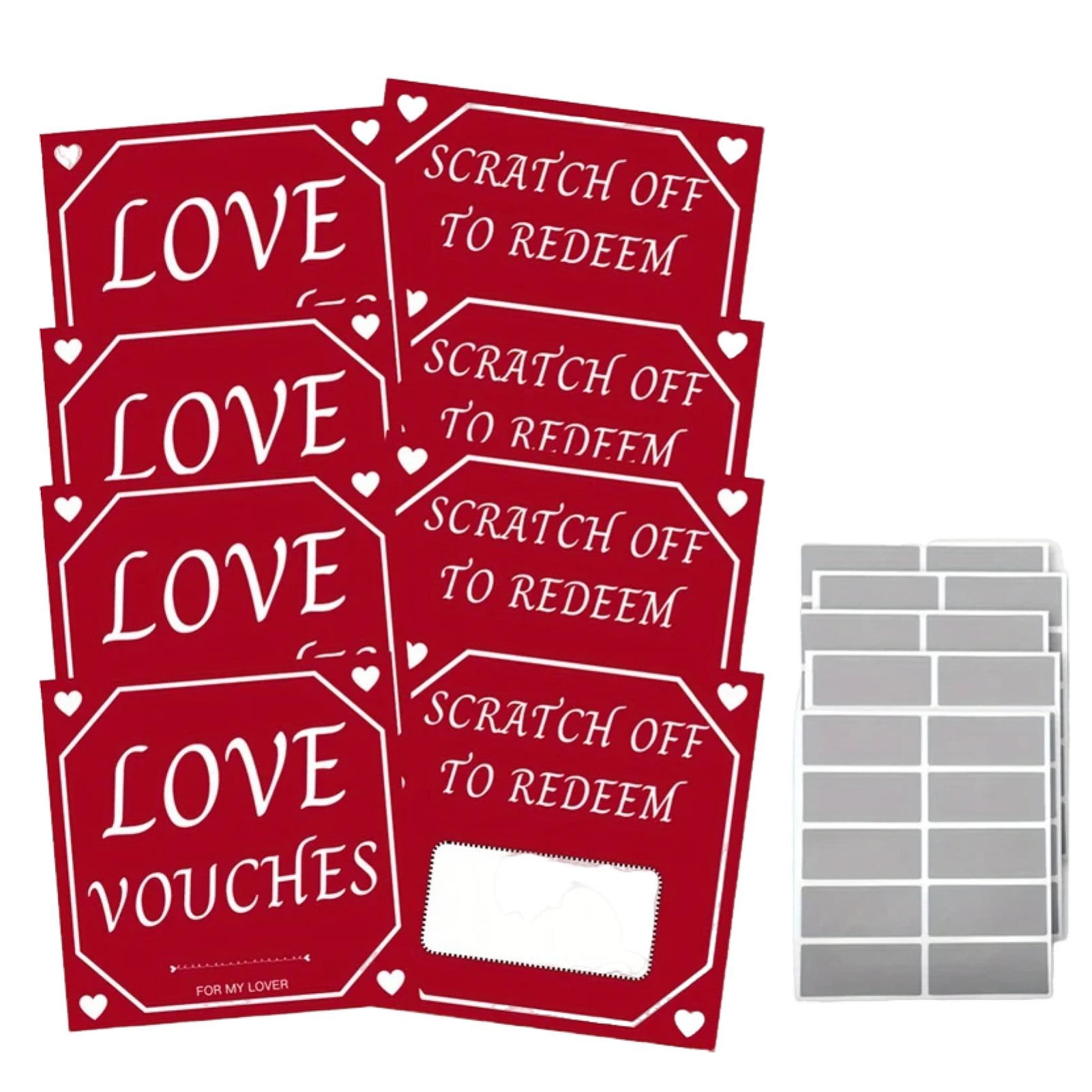 10/20Pcs Couples DIY Scratch Card Romantic Date Night Ideas Scratch ...