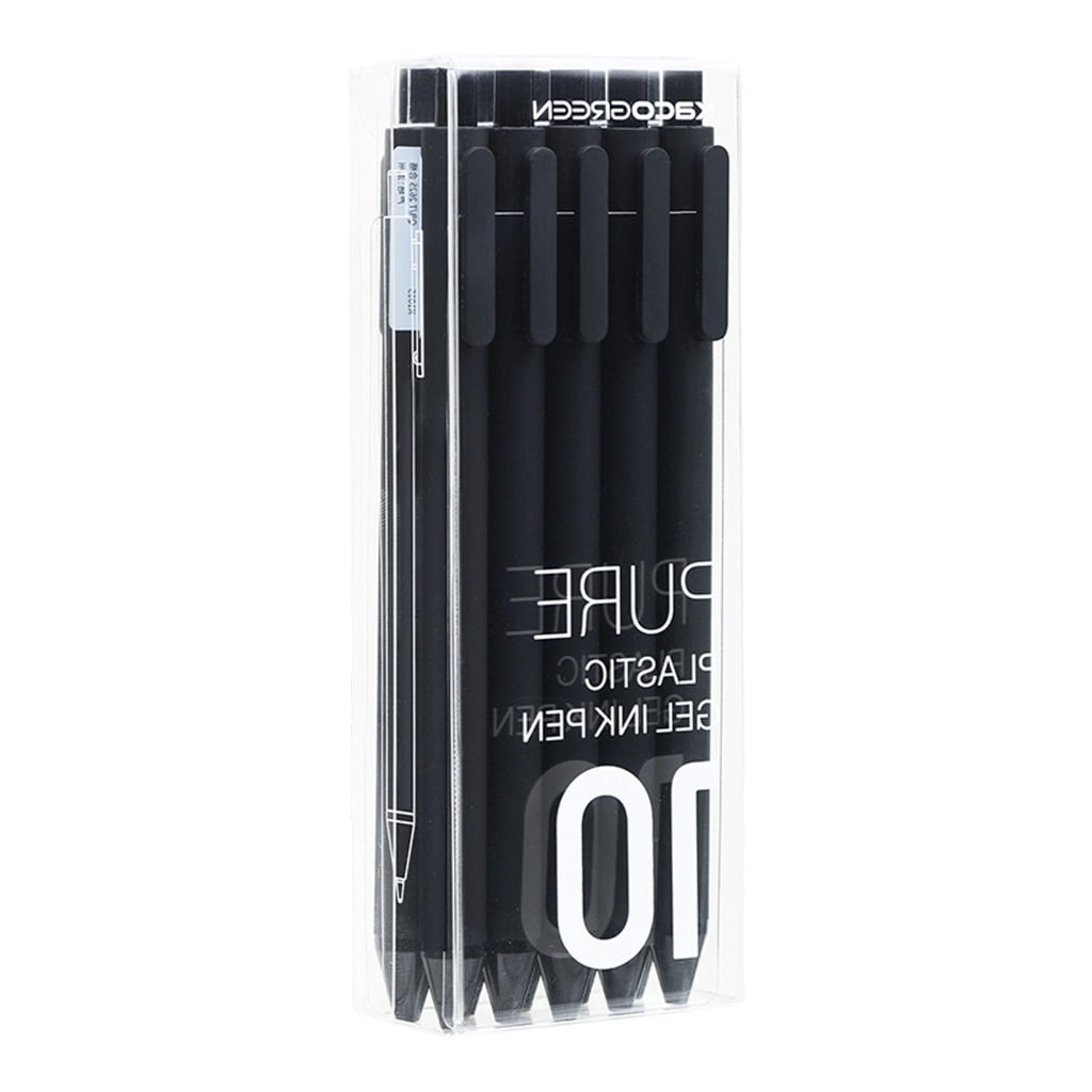 10/20Pcs Press Action Gel Inks Pens Quick Dry Retractable Gel Pen 0.5MM ...