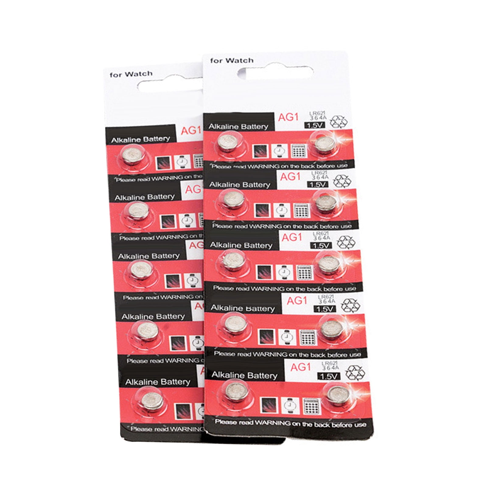 10/20Pieces AG1/LR621 Coin Cell Batteries, Long Last 1.5V Button ...