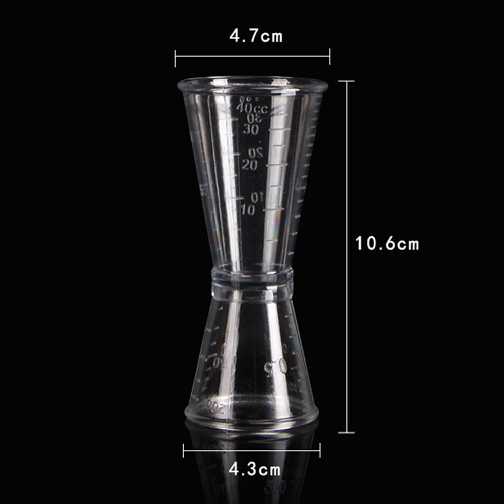 10 20ml 20 40ml Cocktail Shaker Measuring Cup Scale Cup Bar Tool ...