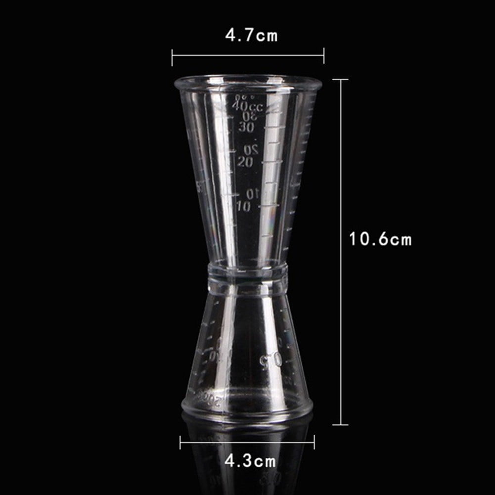 10 20ml 20 40ml Cocktail Shaker Measuring Cup Scale Cup Bar Tool ...