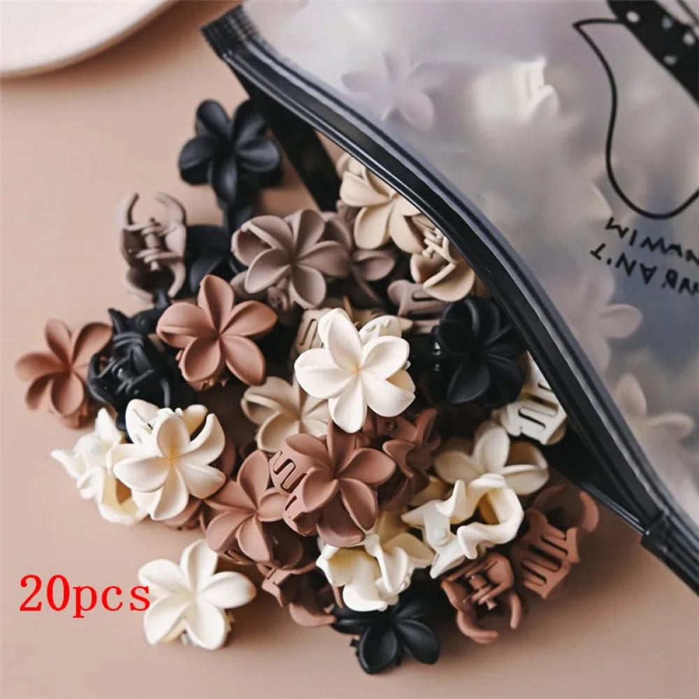 10/20pcs Beige Mixed Pack Small Clips, Cute Girl Accessories - Perfect ...