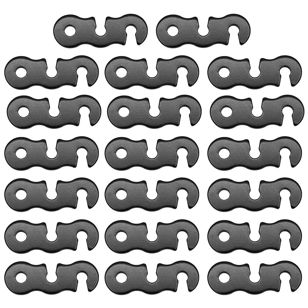 10/20pcs Camping Tent Wind Rope Buckle Aluminum Alloy S-Shaped Open ...