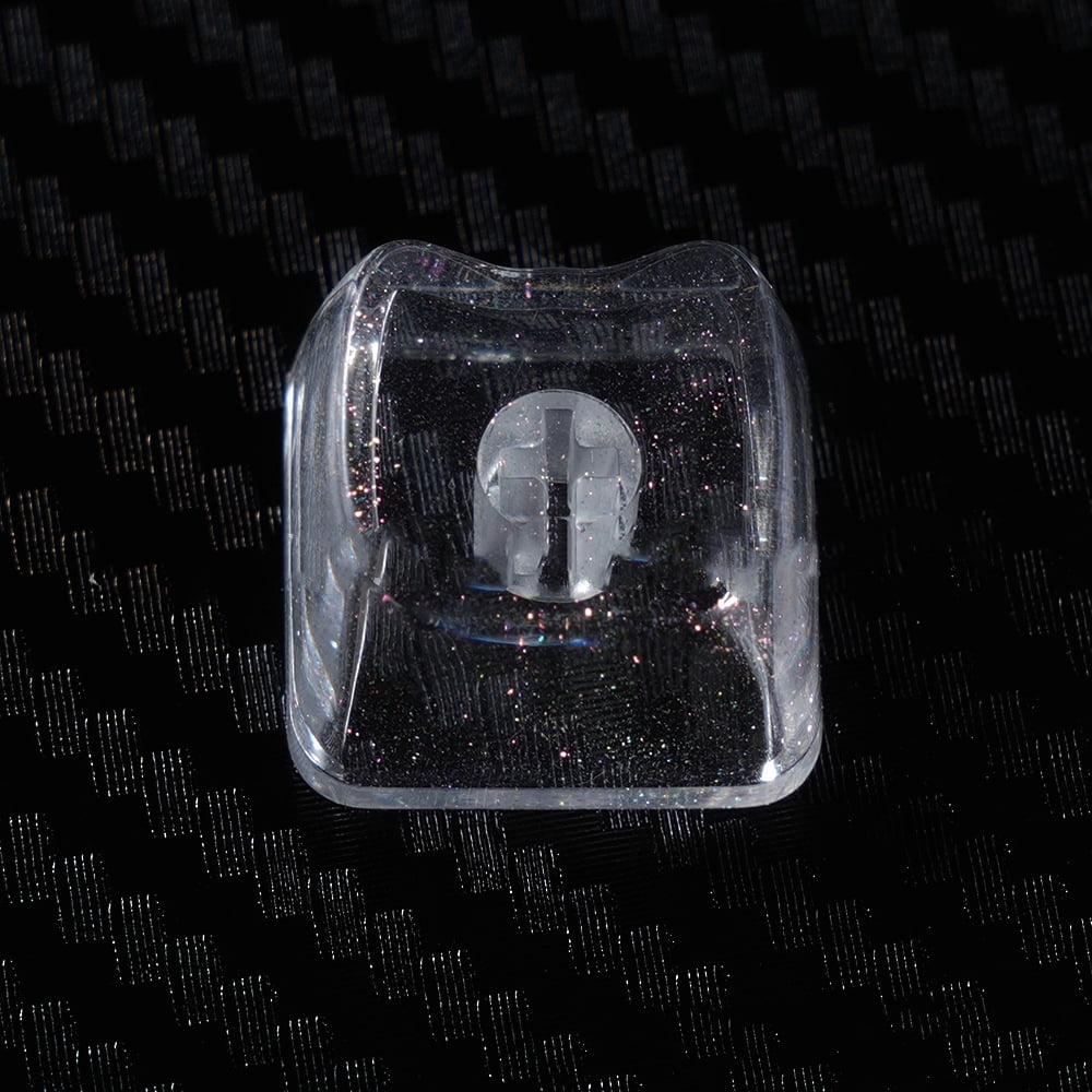 10/20pcs Cute Cat Shaped Transparent Keycaps PBT 1U PC Blank Key Caps ...