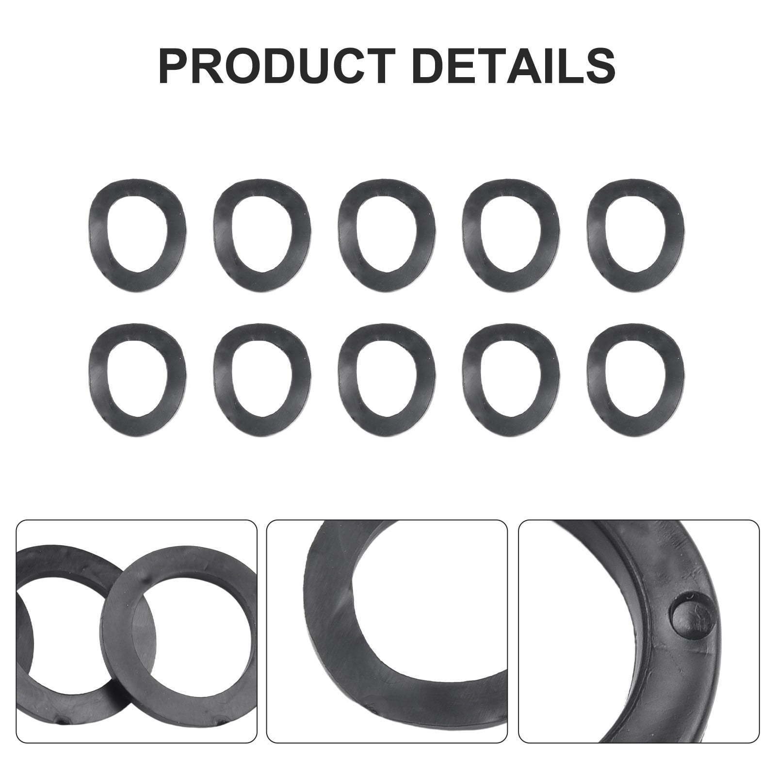 10/20pcs Dumbbell O-ring Weight Lifting Bar Rubber Washers for 1