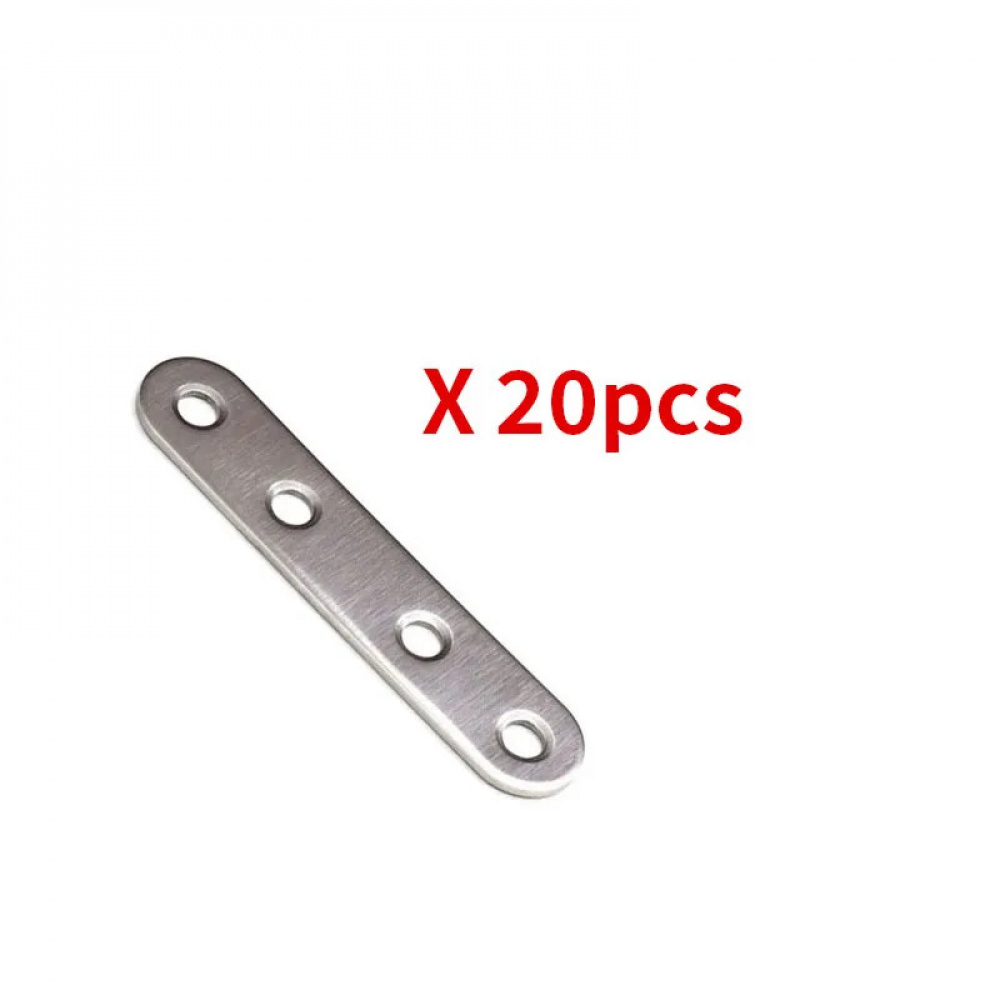 10/20pcs Flat Straight Brace Brackets, Repair Fixing Brackets, Used for ...