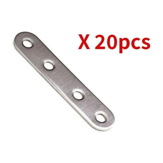 10/20pcs Flat Straight Brace Brackets, Repair Fixing Brackets, Used for ...