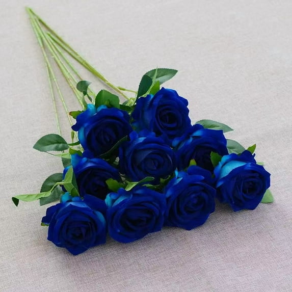 10/20pcs Roses Artificial Flowers Rose Flower Branch Artificial Red ...