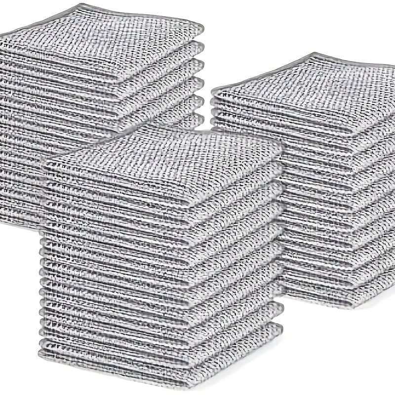 20pcs Set Non-Scratch Steel Wool Dishcloth - Multi-Use Kitchen ...