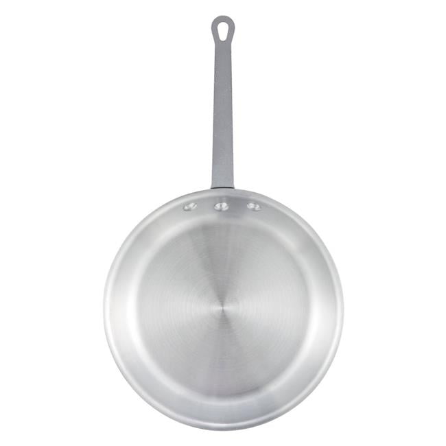 Winco AFP-10S Aluminum Fry Pan, Majestic, Satin Finish - 10 in. Dia ...