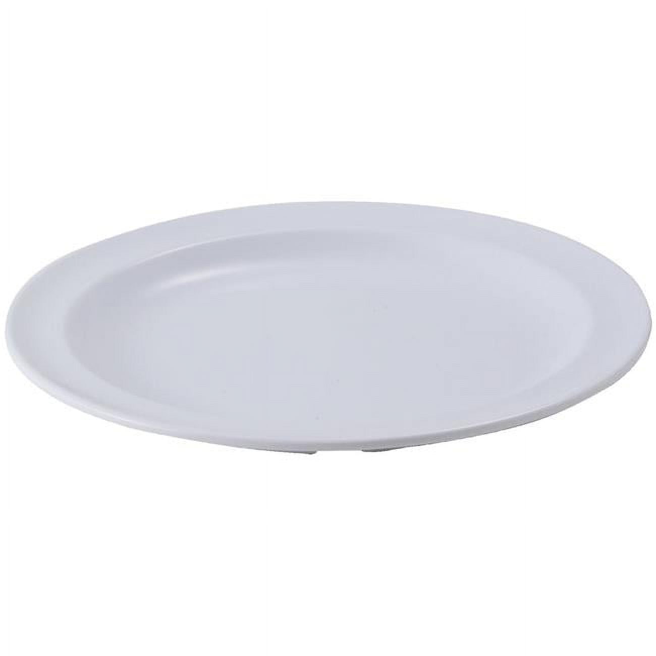Winco MMPR-10W Melamine 5 in. Round Plates - White - Walmart.com