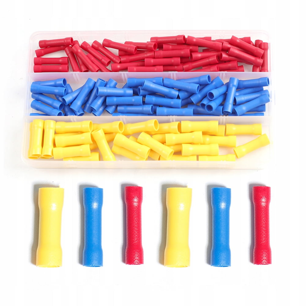 120pcs Insulated Electrical wire connectors Tubular Copper tube ...