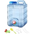 10-22L Water Container With Tap With Accessories, Portable Plastic ...