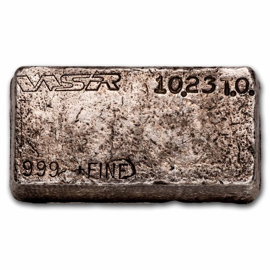 10.23 oz Silver Bar - WSR (Western States Refining) - Walmart.com