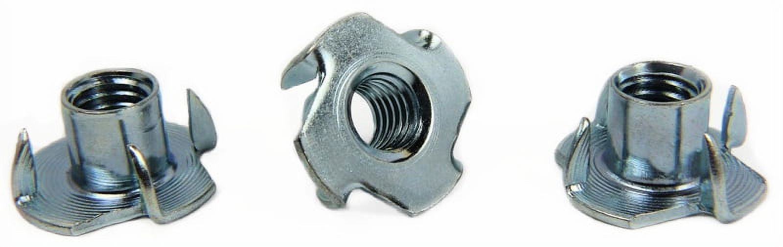 10-24 X 5/16" 4 Prong Tee Nuts / Steel / Zinc - 2000 Piece Carton ...