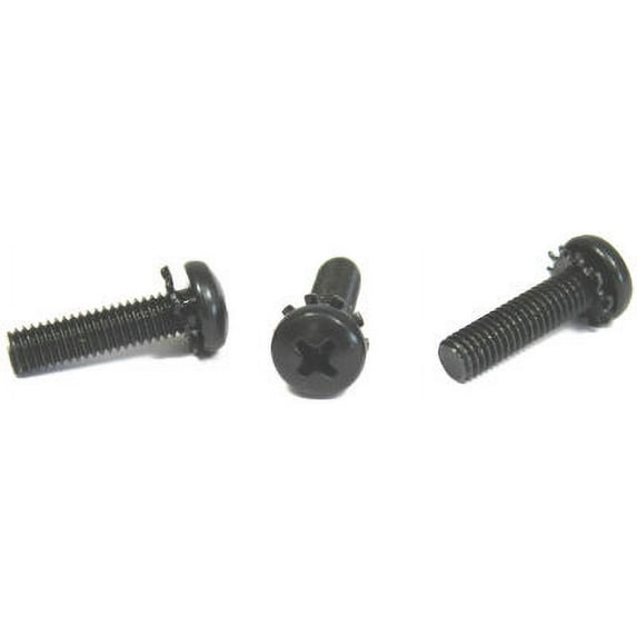 10-24 x 1/2" SEMS Screws / External Tooth Washer / Phillips / Pan Head ...