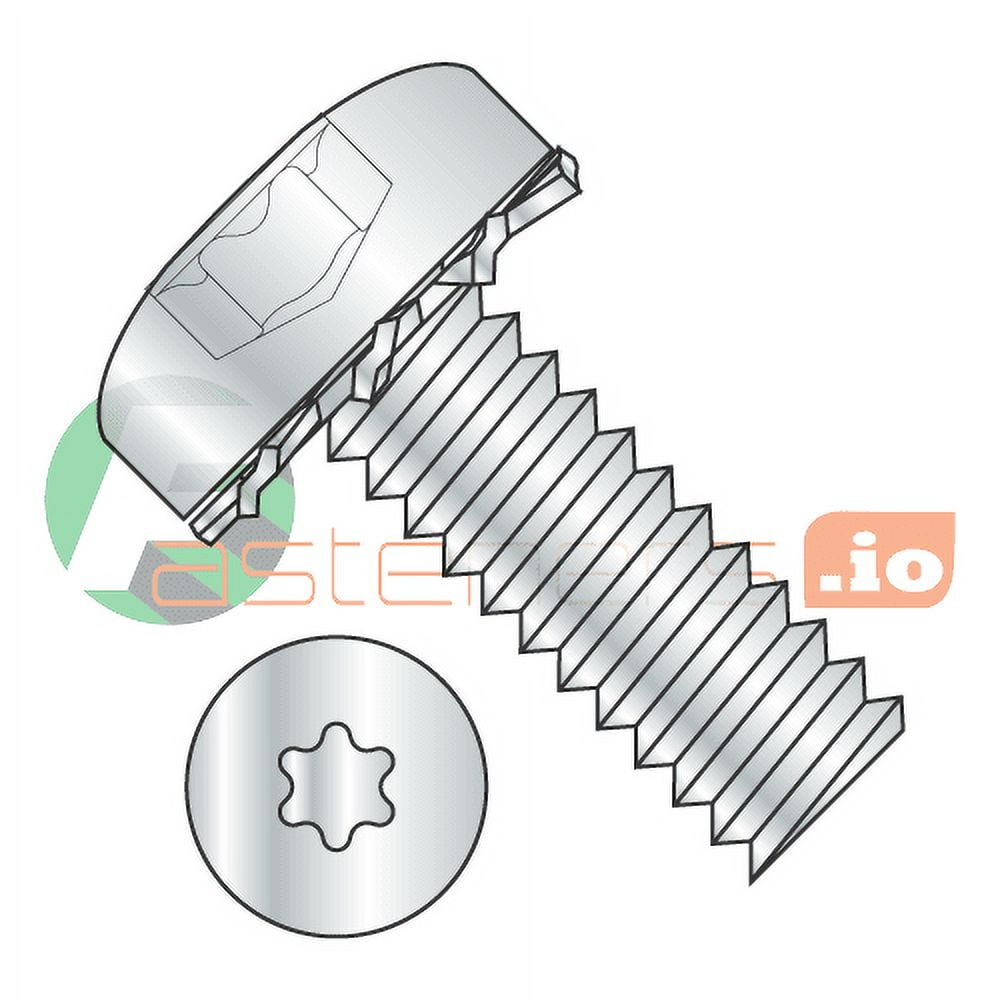 10-24 x 1/2" SEMS Screws / External Tooth Washer / Six-Lobe (Torx ...