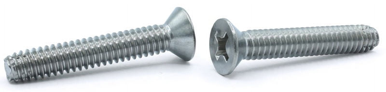 10-24 x 1/2" Type F Thread Cutting Screws / Phillips / Flat Head / 18-8 ...