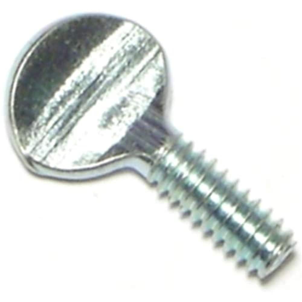 #10-24 x 1/2" Zinc Spade Head Thumb Screws TSS-058 (16 pcs.) - Walmart.com