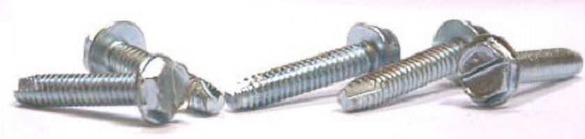 10-24 x 1" Type 23 Thread Cutting Screws / Slotted / Hex Washer Head ...