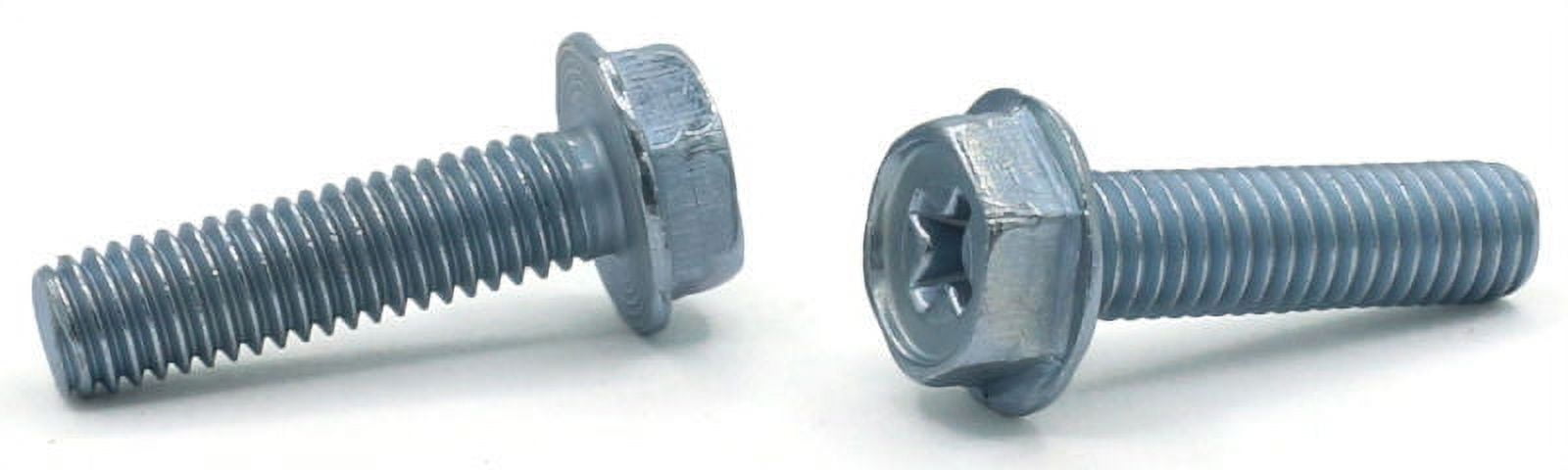 10-24 x 3/4" Machine Screws / Phillips / Hex Washer Head / Steel / Zinc ...