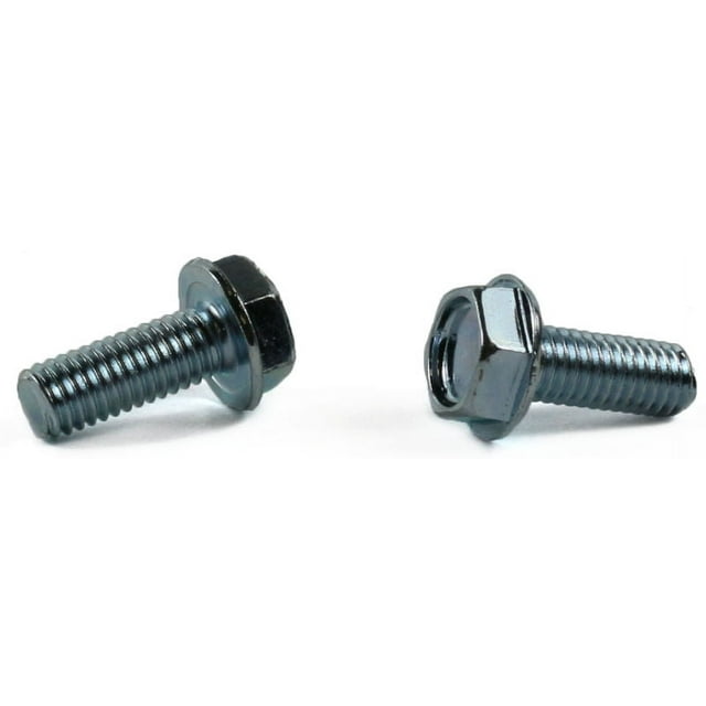 10-24 x 3/4" Machine Screws / Unslotted / Hex Washer Head / Steel ...