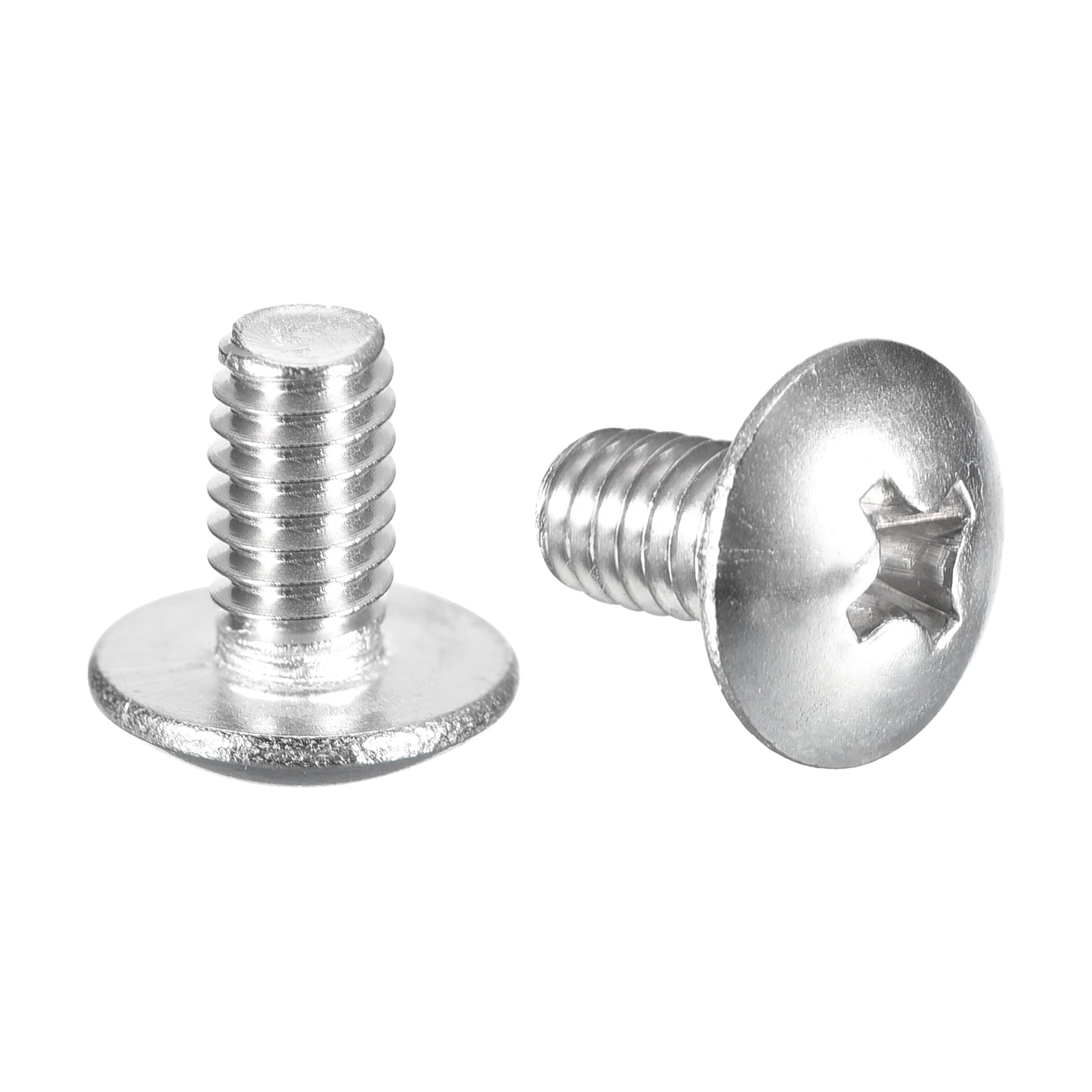 #10-24 x 3/8" Truss Head Phillips Machine Screws, Full Thread, 304 ...
