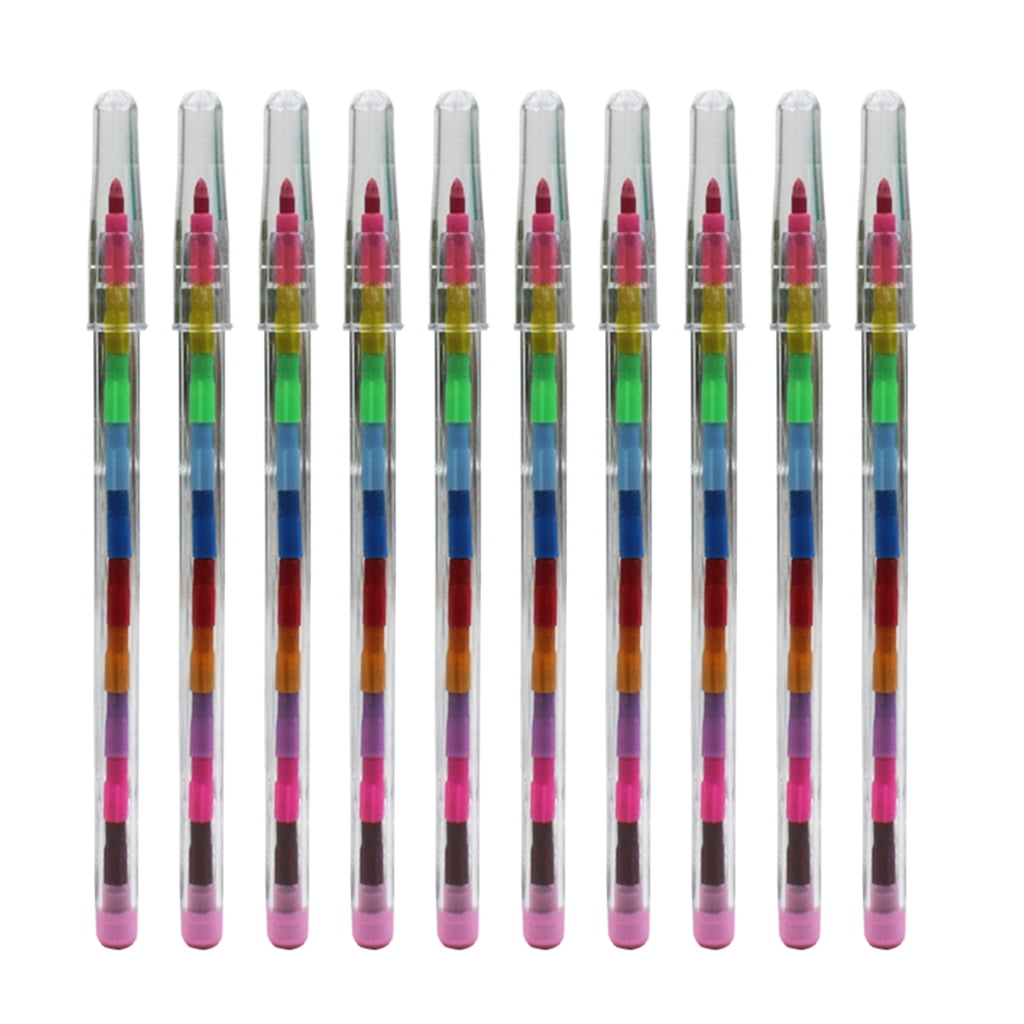 10/24Pcs Stacking Crayons, Buildable Crayons, Stackable Colouring ...