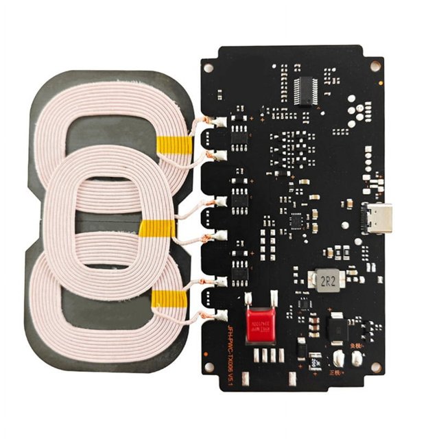 10-24V 20W Wireless Charger Module Type-C for 3-Coil High Power Fast ...