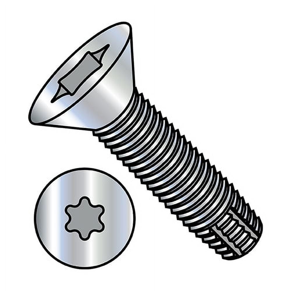 10-24X5/8 Six Lobe Flat Thread Cutting Screw Type F Fully Threaded Made ...