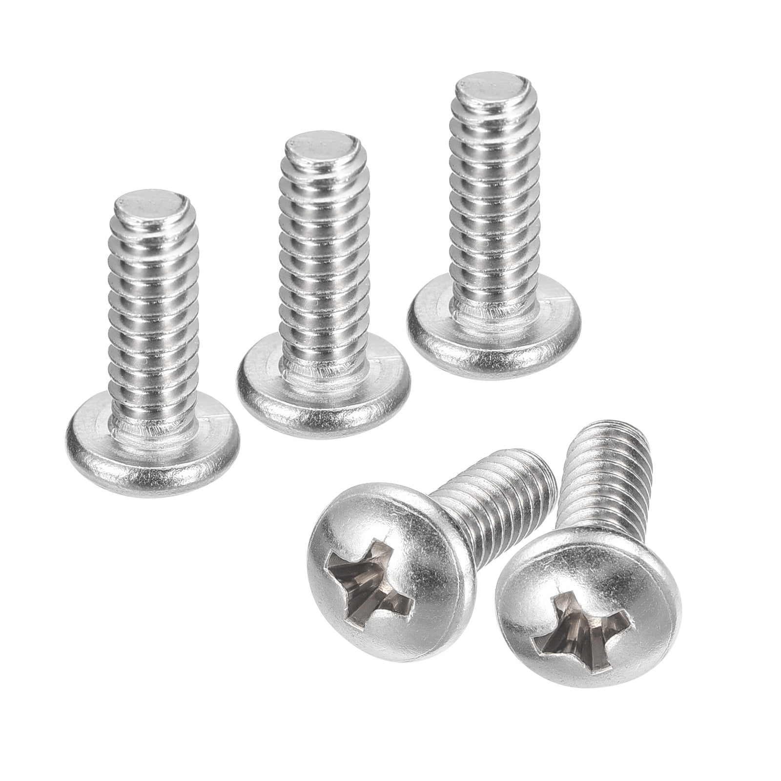 #10-24x1/2" Pan Head Machine Screws, 304 Stainless Steel Screw, Pack of ...