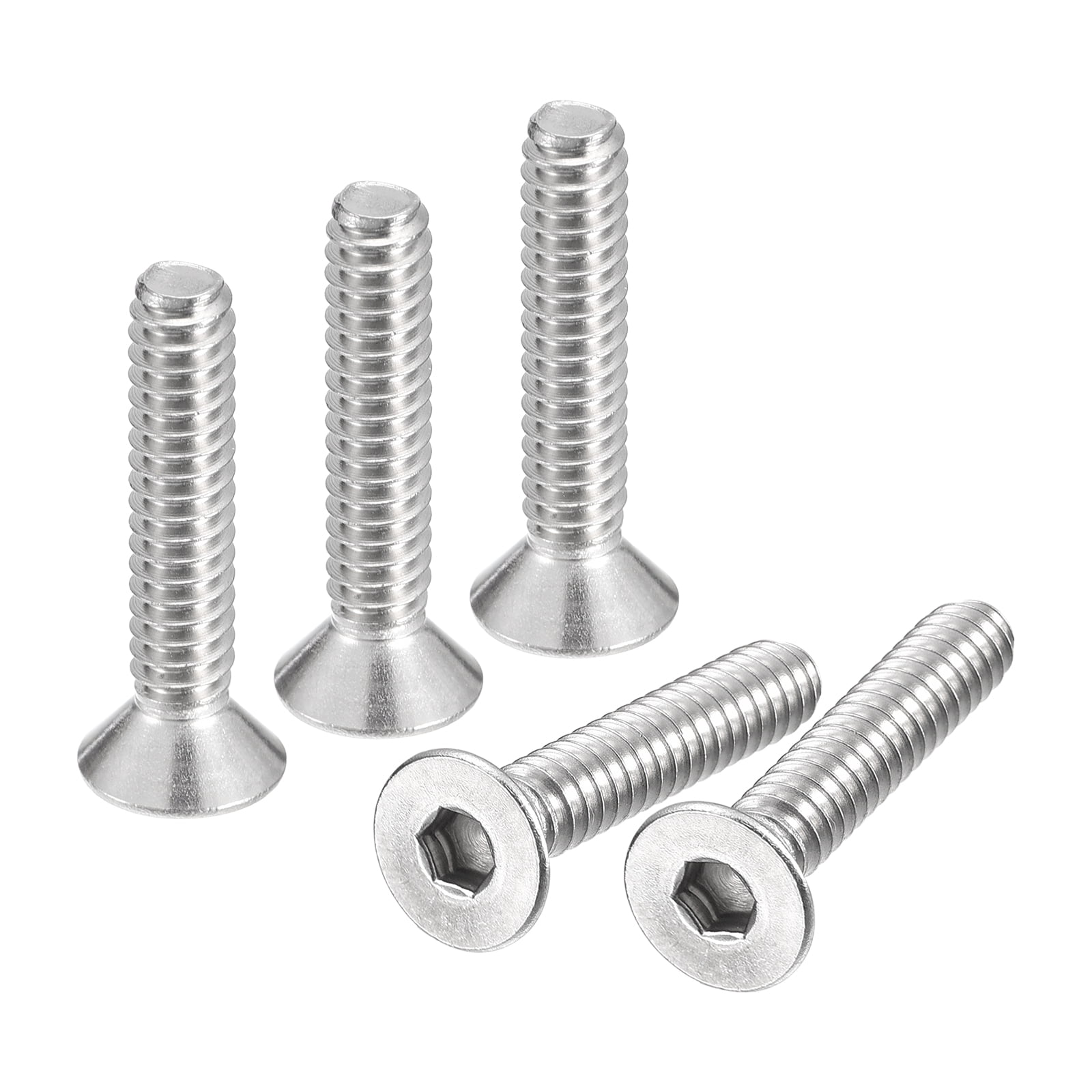 #10-24x1" Flat Head Socket Cap Screws, 304 Stainless Steel Hex Socket ...