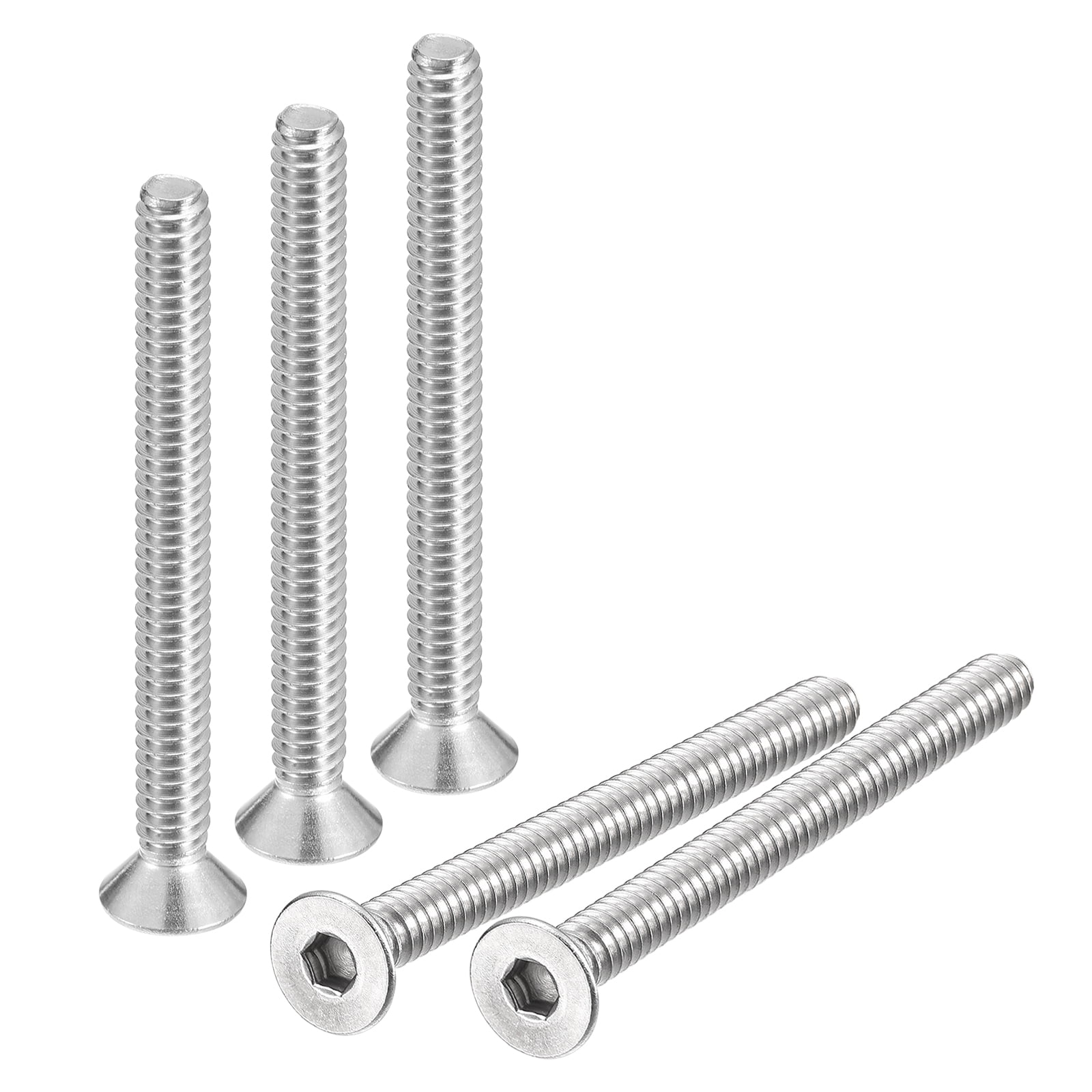 #10-24x2" Flat Head Socket Cap Screws, 304 Stainless Steel Hex Socket ...